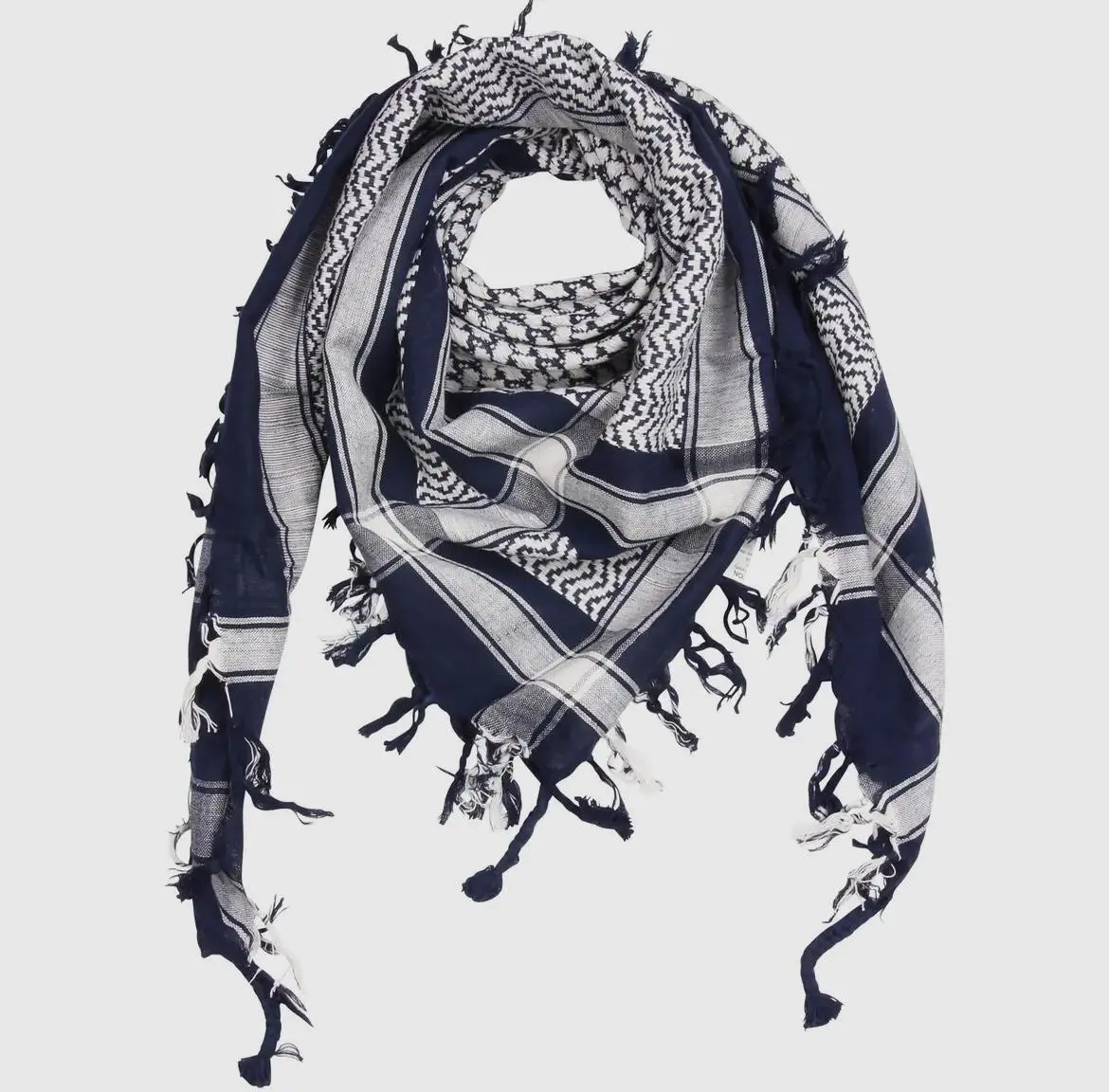 Buy Palestine Scarf, Keffiyeh, Blue/White - Offer: 149,00 DKK,-