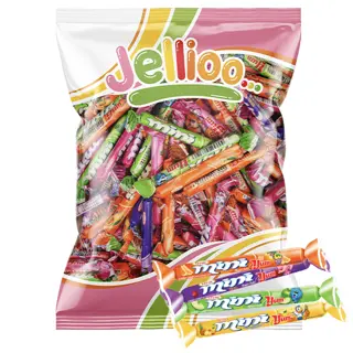 Køb Jellioo Mini Assorted Sticks 1kg - 120,00 DKK,-