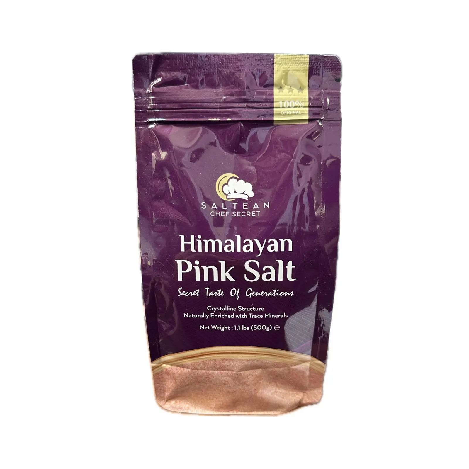 Køb Himalayan Pink Salt, fin salt, 500g - 25,00 DKK,-