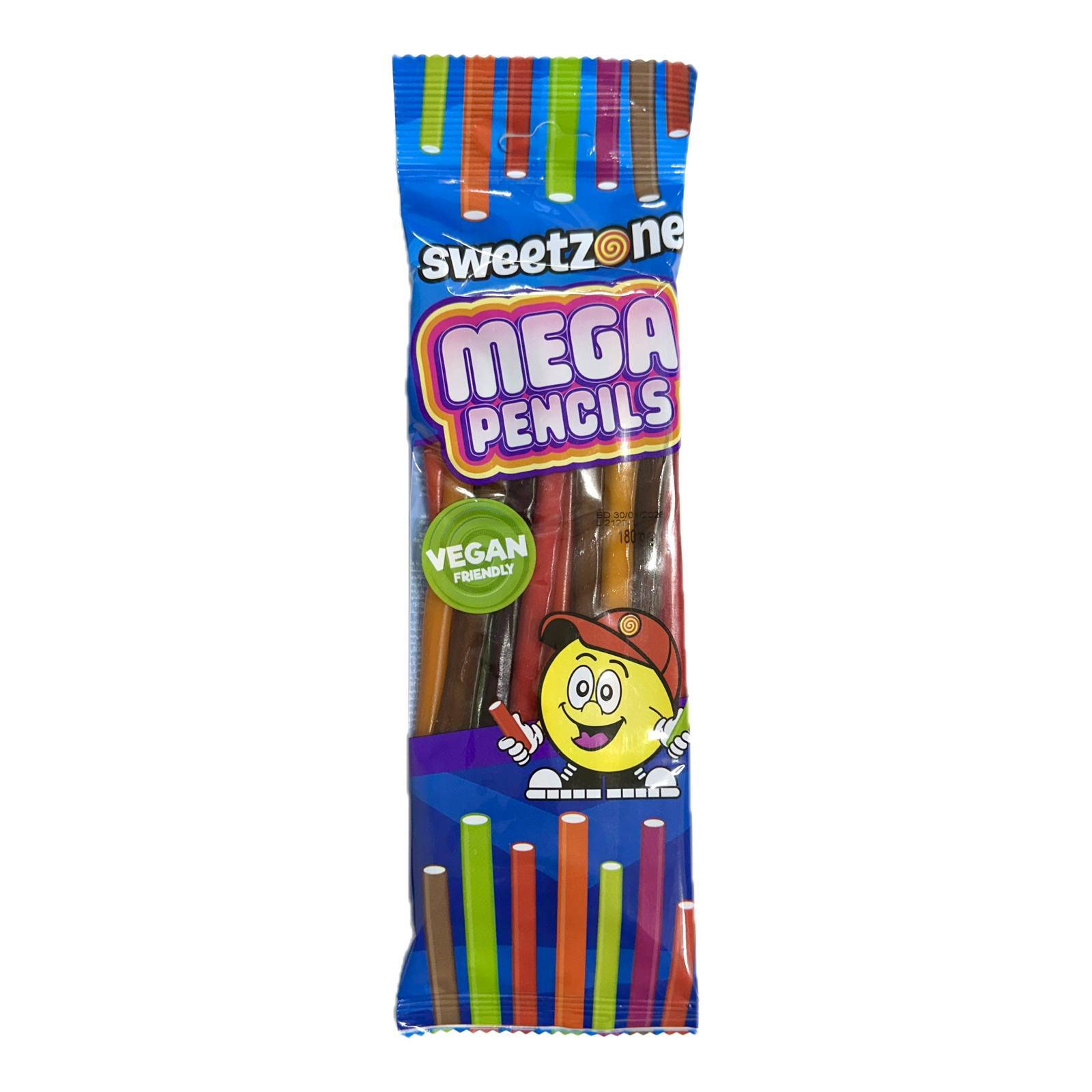 Køb Mega Pencils 180g.- Sweetzone - 20,00 DKK,-