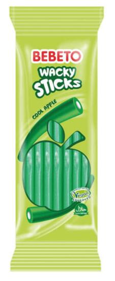 Køb Wacky Sticks, Cool Apple Bebeto 180g - 25,00 DKK,-