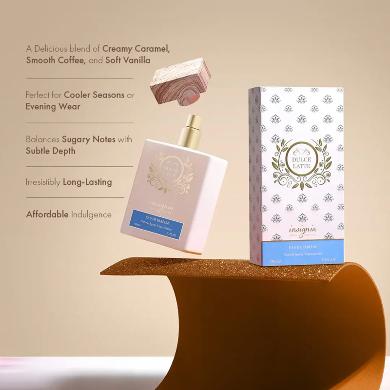 DULCE LATTE Eau De Parfum, INSIGNIA 100ml.