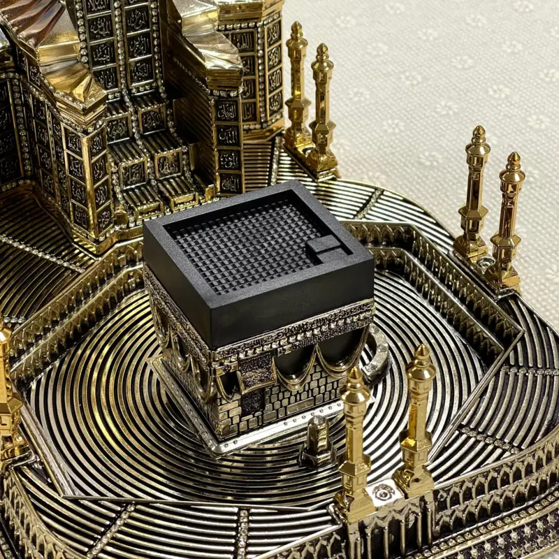 Køb Kaaba Mecca Clock Tower dekoration, guld - 400,00 DKK,-